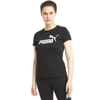 Puma ESS Logo Tee schwarz