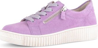 Gabor Damen Low-Top Sneaker, Frauen Halbschuhe,Sportschuhe,Freizeitschuhe,Turnschuhe,Laufschuhe,schnürschuhe,schnürer,lila Light,39 EU / 6 UK