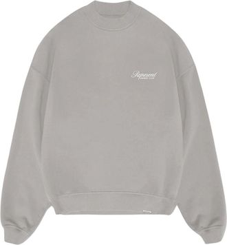Represent Represent, Homme, Sweatshirts et sweats à capuche, Gris, Taille: M Owners Club Script Logo Sweater