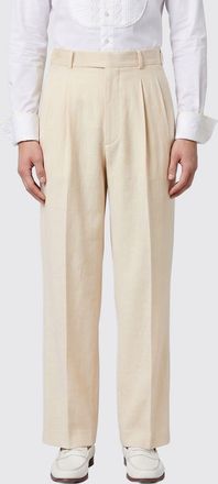Bode Pantalon Homme couleur Cr&egrave;me