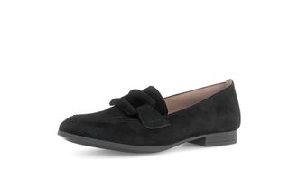 Gabor Damen Slipper, Frauen Slipper, Mokassins,Schlupfschuhe,schluepfschuhe,College Schuhe,Businessschuhe,Slip-ons,Comfort,schwarz,38.5 EU / 5.5 UK