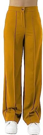 JOPHY & CO. Jophy & Co Pantalon femme à patte large (réf. 6554), Moutarde, XXXL