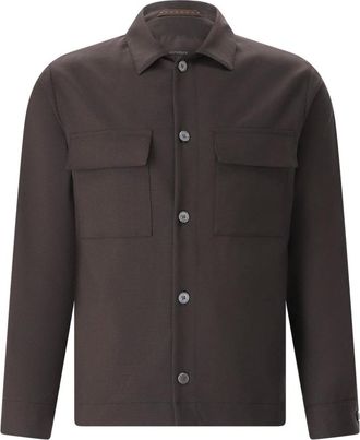 Windsor Homme, Chemises, Brun, Taille: XL Casual Chemises