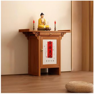 Generic Vielseitiger Altarschrank Mit Schubladen, Altartisch Aus Holz, Chinesischer Buddha-Gebetstisch F&uuml;r Schlafzimmer, Wohnzimmer, B&uuml;ro, Eingangsbereich(Bro