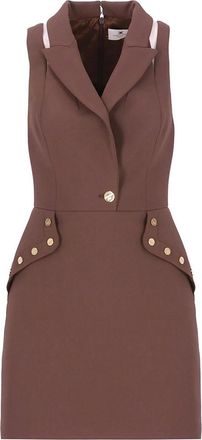 Elisabetta Franchi Robe Courte - Marron