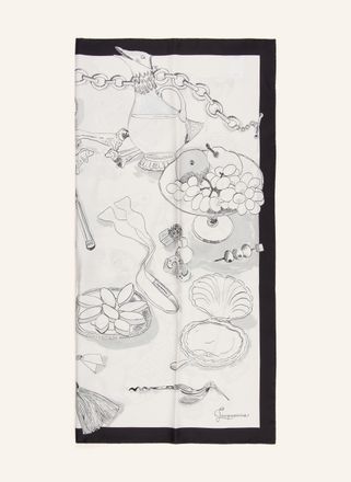 Jacquemus Jacquemus Seidentuch Le Grand Foulard Cocktail weiss