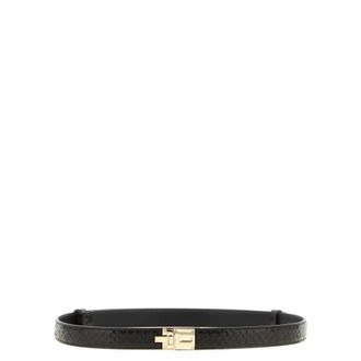 Tom Ford Bedruckter Python-G&uuml;rtel - - Accessories - Damen - Braun - L