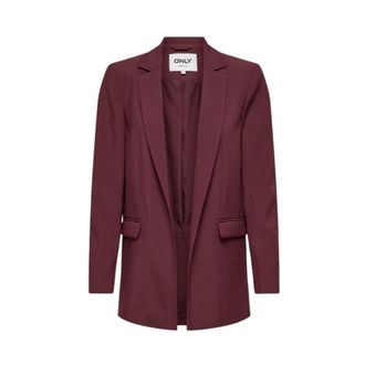 Only Loser Blazer in Lila mit Taschen - - Jackets - Damen - Rot - M