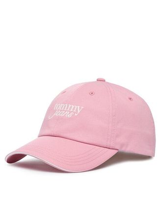 Tommy Jeans Cap Script AW0AW18973 Hellrosa