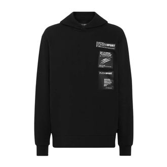 Plein Sport Scratch Hoodie - - Sport - Herren - Schwarzk - XL