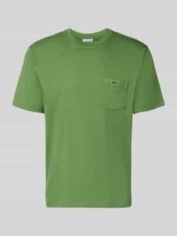 Lacoste Regular Fit T-Shirt aus reiner Baumwolle