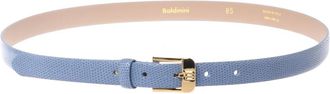 Baldinini Femme, Accessoires, Bleu, Taille: 90 CM Lizard Print Belt