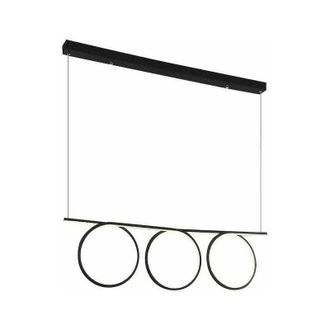 Milagro Milagro - lampe suspendu led loop noire 60W