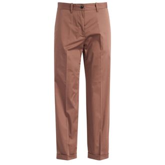 Nine In The Morning Femme, Pantalons, Brun, Taille: W25 Montana Low Rise Chino