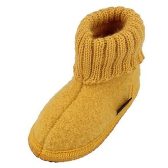 Haflinger HUTTENSCHUH Karl Chaussons Garcon Jaune 32