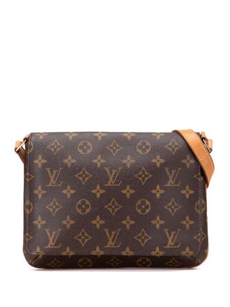 Louis Vuitton sac porté épaule Musette Tango à motif monogrammé (2000) - Marron