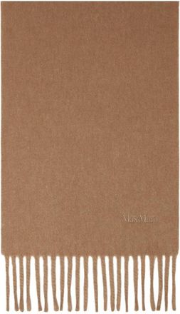 Max Mara Femme, Accessoires, Brun, Taille: ONE Size Scilli Scarf