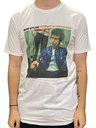 Bob Dylan Dylts18mw04 T-Shirt, Blanc, XL Mixte