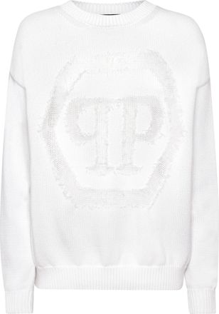 Philipp Plein Rundhalspullover Hexagon