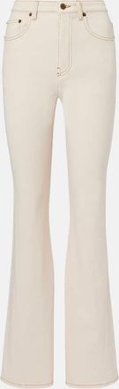 Burberry Bestickte Flared Jeans