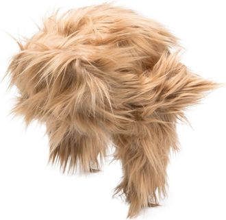 Ruslan Baginskiy Pilotenm&uuml;tze aus Faux Fur - Braun