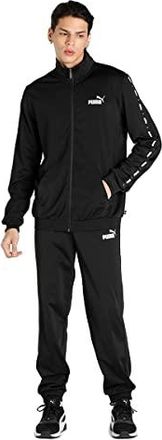 Puma Survêtement pour homme Tape Poly Suit Cl, noir/blanc, XS