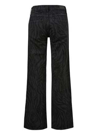 QS by s.Oliver Damen 2169843 Jeans Hose, Catie Wide Leg, 97A1, 34W x 32L