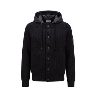 Moncler Cardigan Tricot - - Knitwear - Herren - Schwarzk - XL