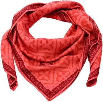 Friendly Hunting Tücher & Schals - Tuch Cube aus Seide - Gr. unisize - in Rot - für Damen