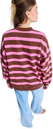 Roxy Sweatshirt Strictly Stripes Oversized