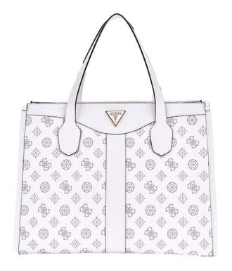 Guess Silvana Two Compartment Tote White Logo