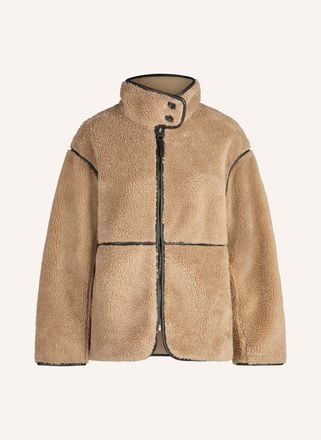 Fabletics Outdoor-Jacke Teddy Mid-Length braun