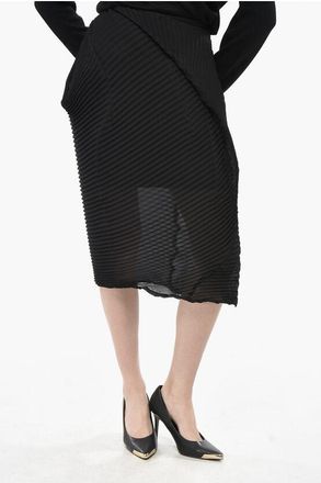 The Row Pleated Fabric Midi Skirt YUKI size 38