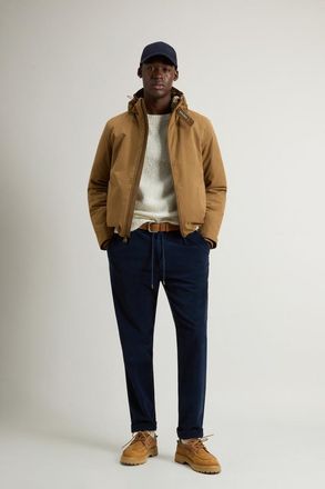 Woolrich Herren Jacke Pacific aus Mountain Cloth Braun Größe XXL