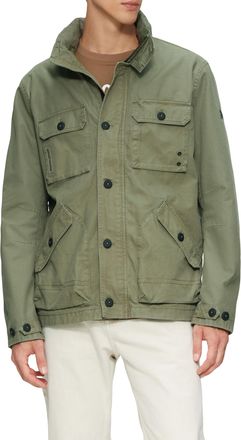 s.Oliver Jacke im Utility-Stil mit Kapuze im Kragen