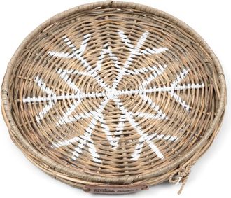 Riviera Maison Rustic Rattan Snowflake Mini Tray [RMAcc]