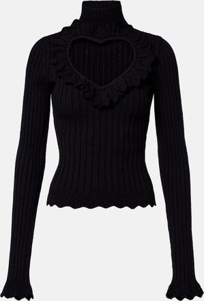 Balenciaga Top Heart aus einem Baumwollgemisch