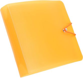 BESPORTBLE NUOBESTY CD Aufbewahrungstasche 24 F&auml;cher Orange Leichter CD Organizer aus Robustem Material Platzsparend und Sch&uuml;tzend Vielseitig f&uuml;r Auto und Zuhaus