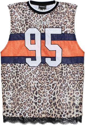 Dsquared2 Homme, Tops, Beige, Taille: 3XL Top avec logo Z