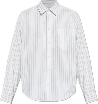 Ami Homme, Chemises, Blanc, Taille: M De Coeur Boxy Shirt