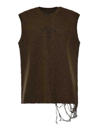 Maison Margiela Gilet - Marron Clair