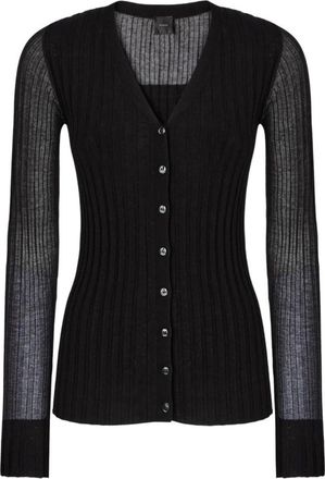 Pinko Strickjacke CALDO CARDIGAN BLEND WS SILK CON TRASPARENZA
