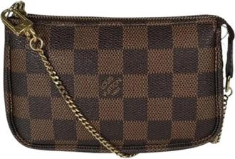 Louis Vuitton Pre-owned Pochette Damier - Femme - Pre-owned - Brun - Taille: ONE Size