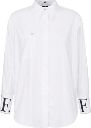 Elisabetta Franchi Damen, Blusen & Hemden, Wei&szlig;, 2XLGr&ouml;&szlig;e