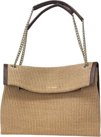 Orciani Femme, Sacs, Beige, Taille: ONE Size Venus Midi Shoulder Bag