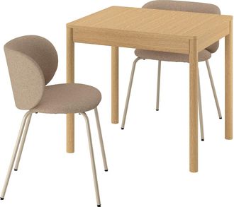 IKEA TONSTAD / KRYLBO Tisch und 2 St&uuml;hle