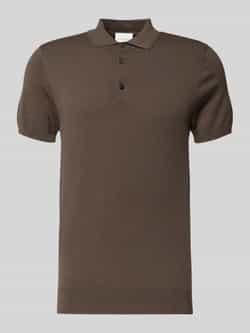 Profuomo Slim Fit Poloshirt mit Knopfleiste