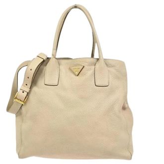 Prada Pre-owned Cabrio Tote Shopper - - Pre-owned - Damen - Beige - ONE SIZE