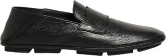 Dolce & Gabbana Homme, Chaussures, Noir, Taille: 42 EU Deerskin Driver Chaussures