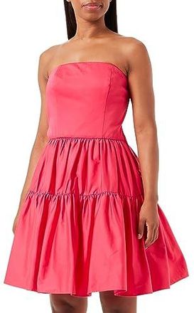 Nafnaf EDEA UNI R1, Robe Femme,Rose Tropical,38